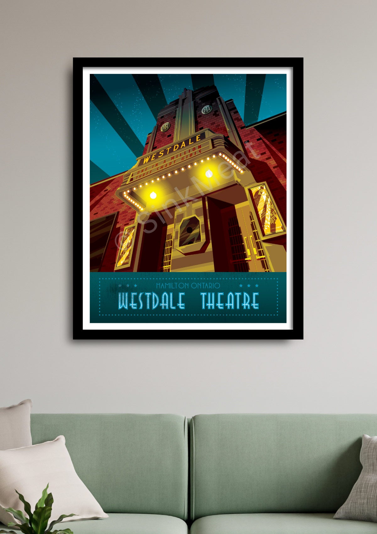 Westdale Theatre, Hamilton, Vintage Style Art Prints – The SinkMeat Company